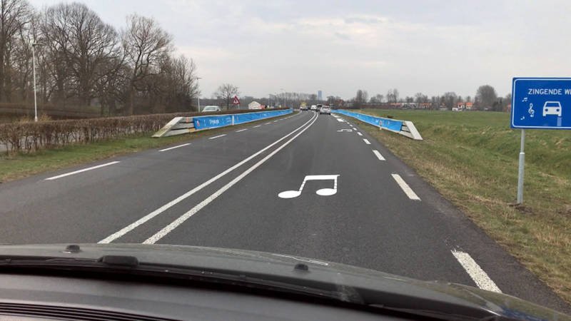 Singing Road Welcomes You To Friesland — Pop-Up City