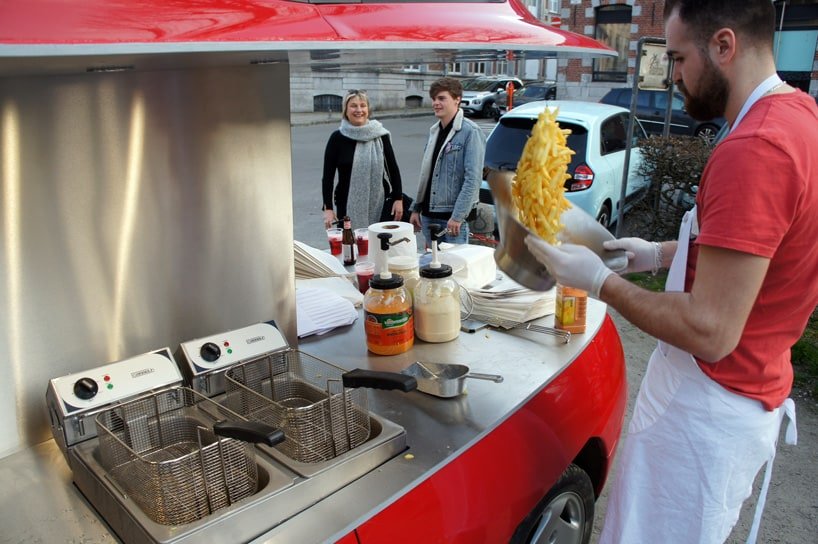 Benedetto Bufalino Turns Old Car Into a Mobile Friterie — Pop-Up City
