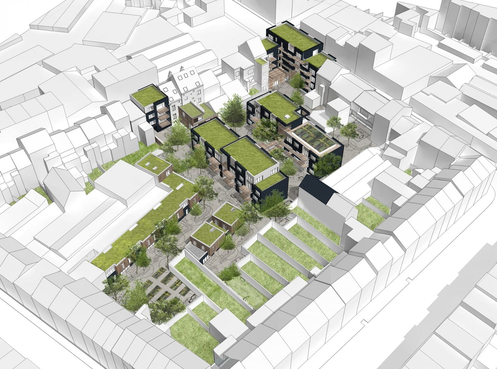 Footbridges Connect Residents in This Micro-Neighbourhood — Pop-Up City