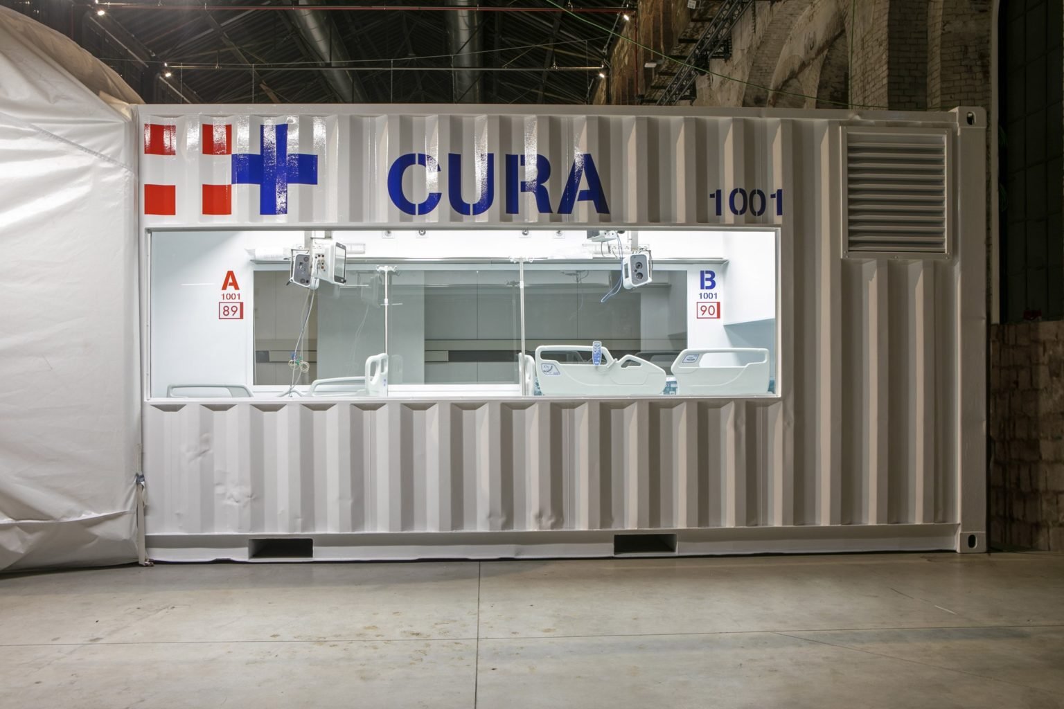 Intensive Care Unit for COVID-19 Patients Built Using Shipping ...
