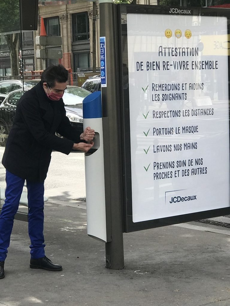 Stay Safe and Sanitise Your Hands for Free All Over Paris — Pop-Up City