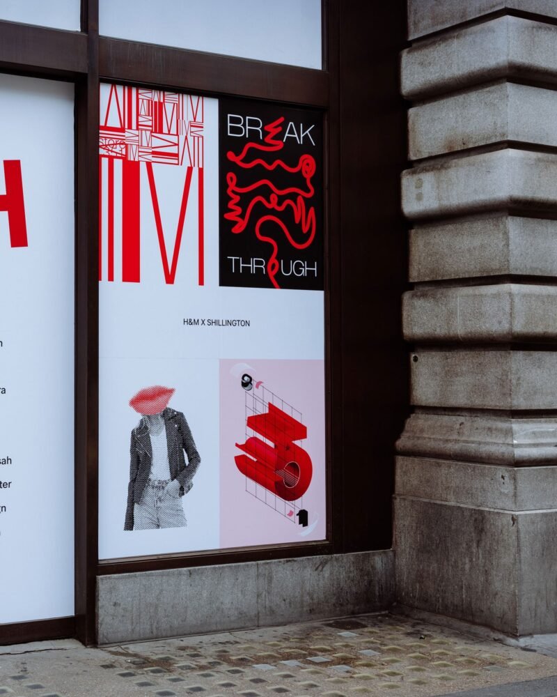 H&M Showcases Graphic Design Graduates’ Posters on London Shop Windows ...